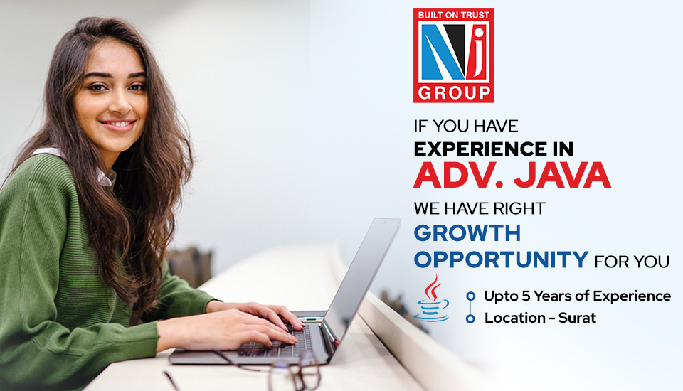 Hiring Java Developer, React JS Job Openings at Surat - NJ Group